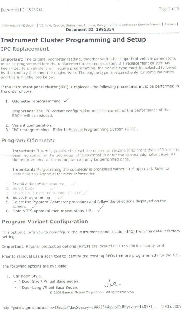 VE HSV dash cluster in VE SS - Page 3