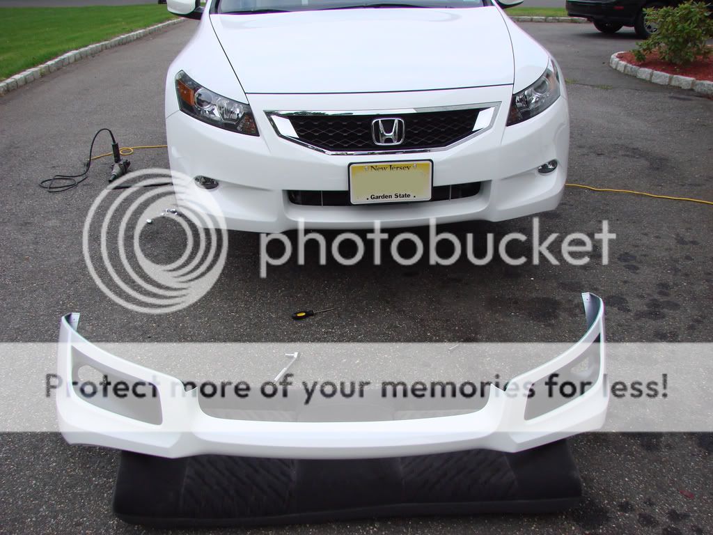 Accord coupe HFP body kit install-self installed | Honda Accord Forums ...